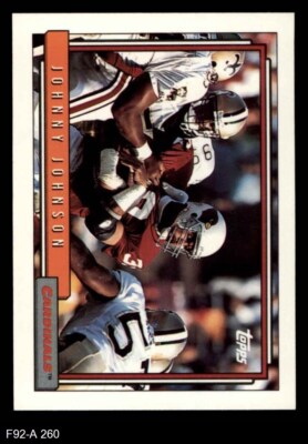 1992 Topps #260 Johnny Johnson Cardinals-FB San Jose St 8 - NM/MT | eBay