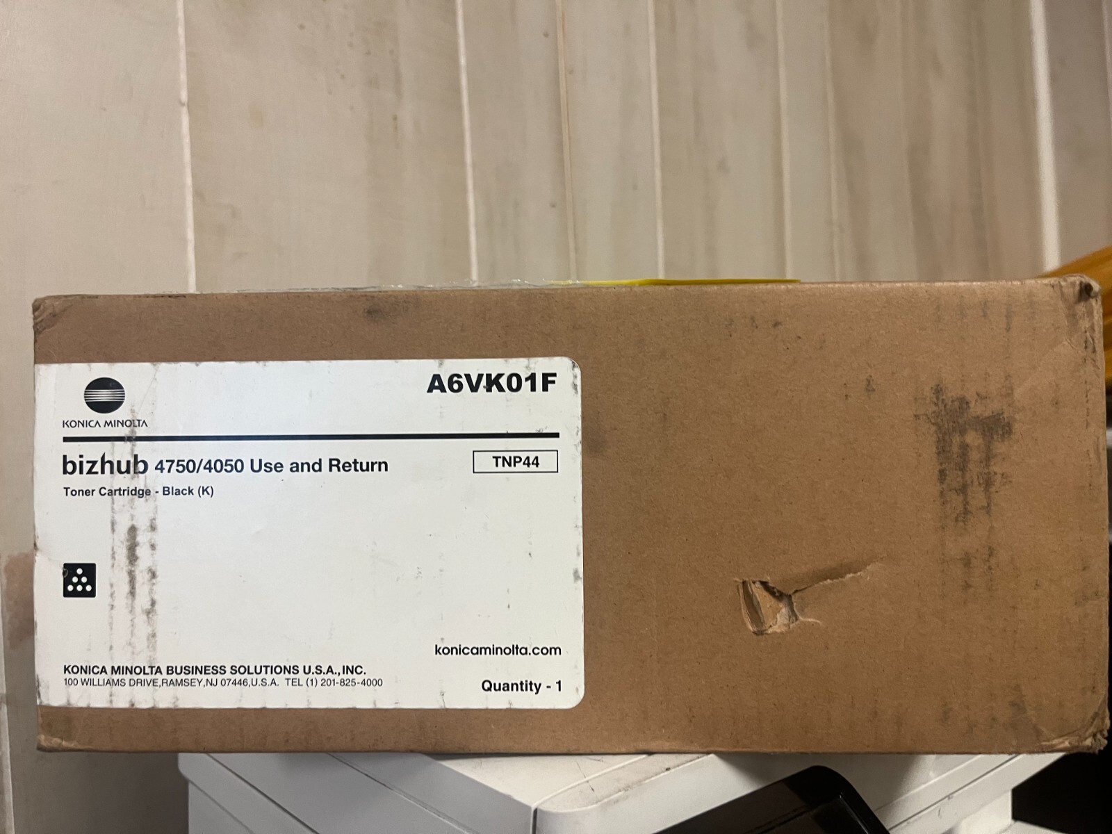 Konica TNP44 A6VK01F Black Toner Cartridge 20,000 For Bizhub 4050, 4750 ...