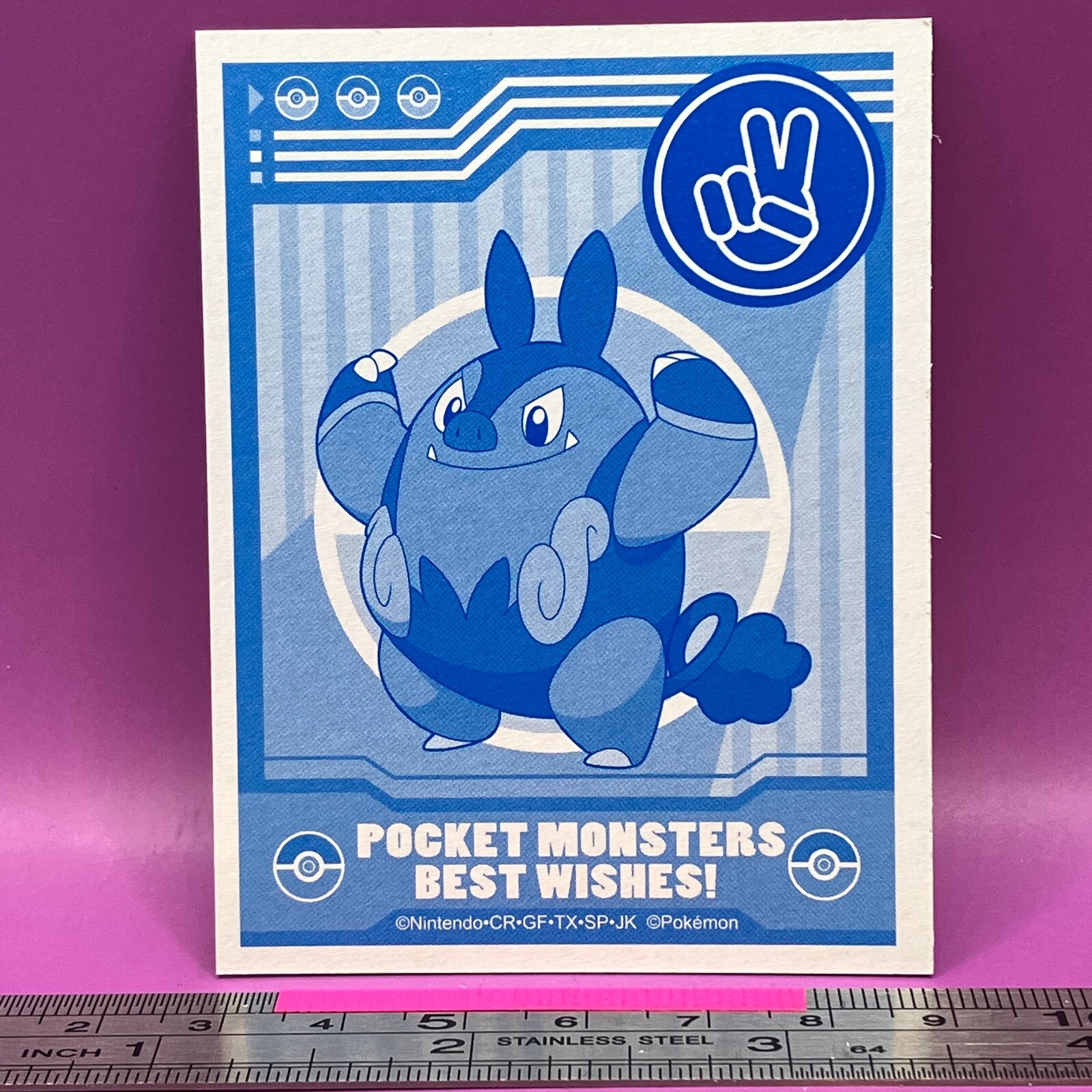 NM Pignite Pokemon Playing Card Carta Best Wish Nintendo TCG Japanese ...