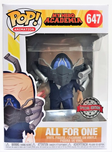 Funko Pop All for One Charged # 647 My Hero Academia Vinyl Figure ...