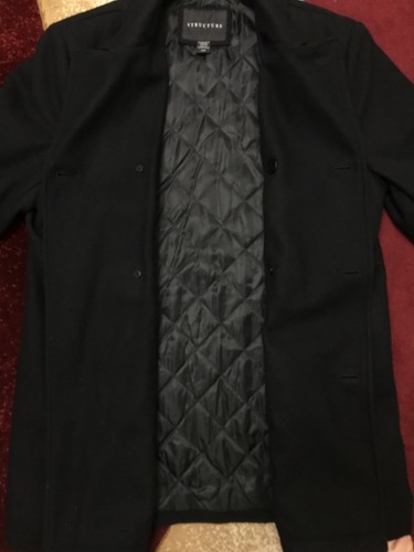 Structure Men's Wool-Blend Coat Black Sz M | eBay