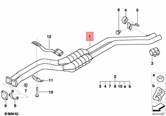 BMW Z3 M54 2.5i 3.0i Front Exhaust Pipe Muffler Flanges 2001-2002 OEM ...