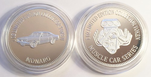 "HOLDEN MONARO" Muscle Car Series 1 0z HSE 999 Fine Silver Coin/token ...