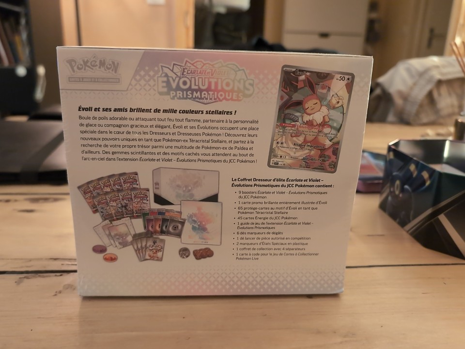 POKÉMON ETB EV8.5 | Évolution Prismatique | Scellé FR Coffret dresseur ...