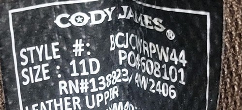 Cody James Disrupter Lacer Comp Toe Work Boot Brown Men's Size 11D | eBay