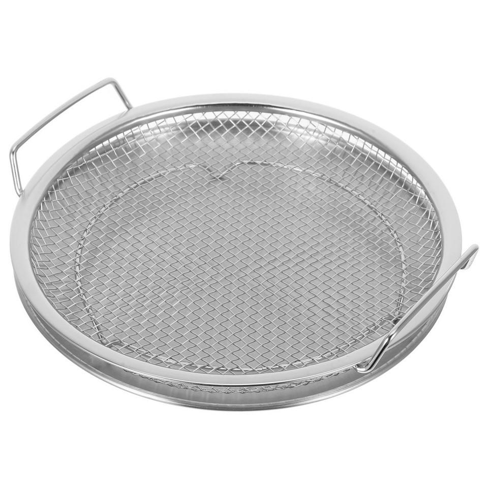 Stainless Steel Fry Basket Oil Drain Rack Egg Steamer Deep Frying ...