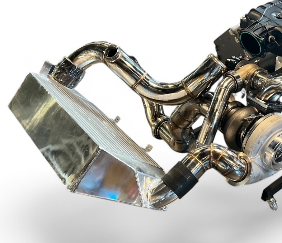 INTECOOLER FOR 14-19 CORVETTE C7 TURBO KIT 1100HP SINGLE LT1 6.2L ...