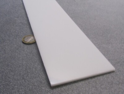 Delrin Acetal Bar 1/8" (.125") Thick x 3.00" Wide x 12" Long White | eBay