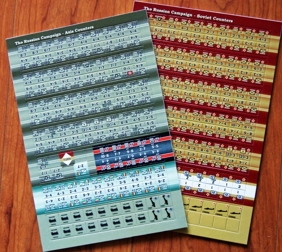 The Russian Campaign (’74) Die-Cut Replacement & Variant Counters | eBay