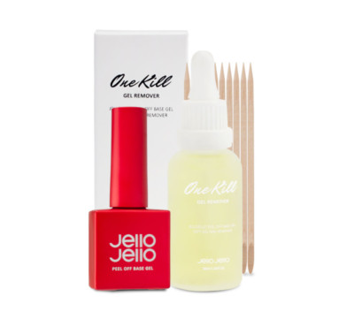 Jello Jello Peel Off Base Gel + Exclusive One Key Remover 30ml Set ...