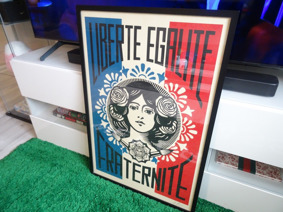 Liberte Egalite Fraternite Poster