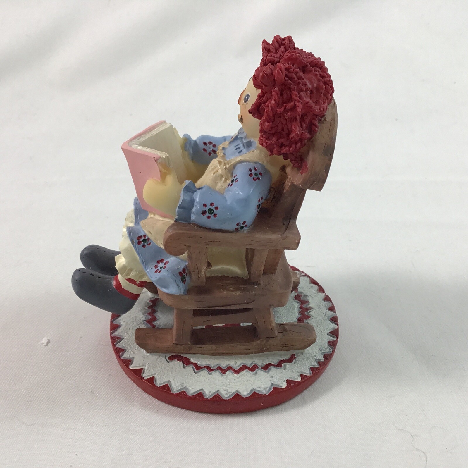 Raggedy Ann Figurine Story Time Hand Painted Russ Simon & Schuster W ...