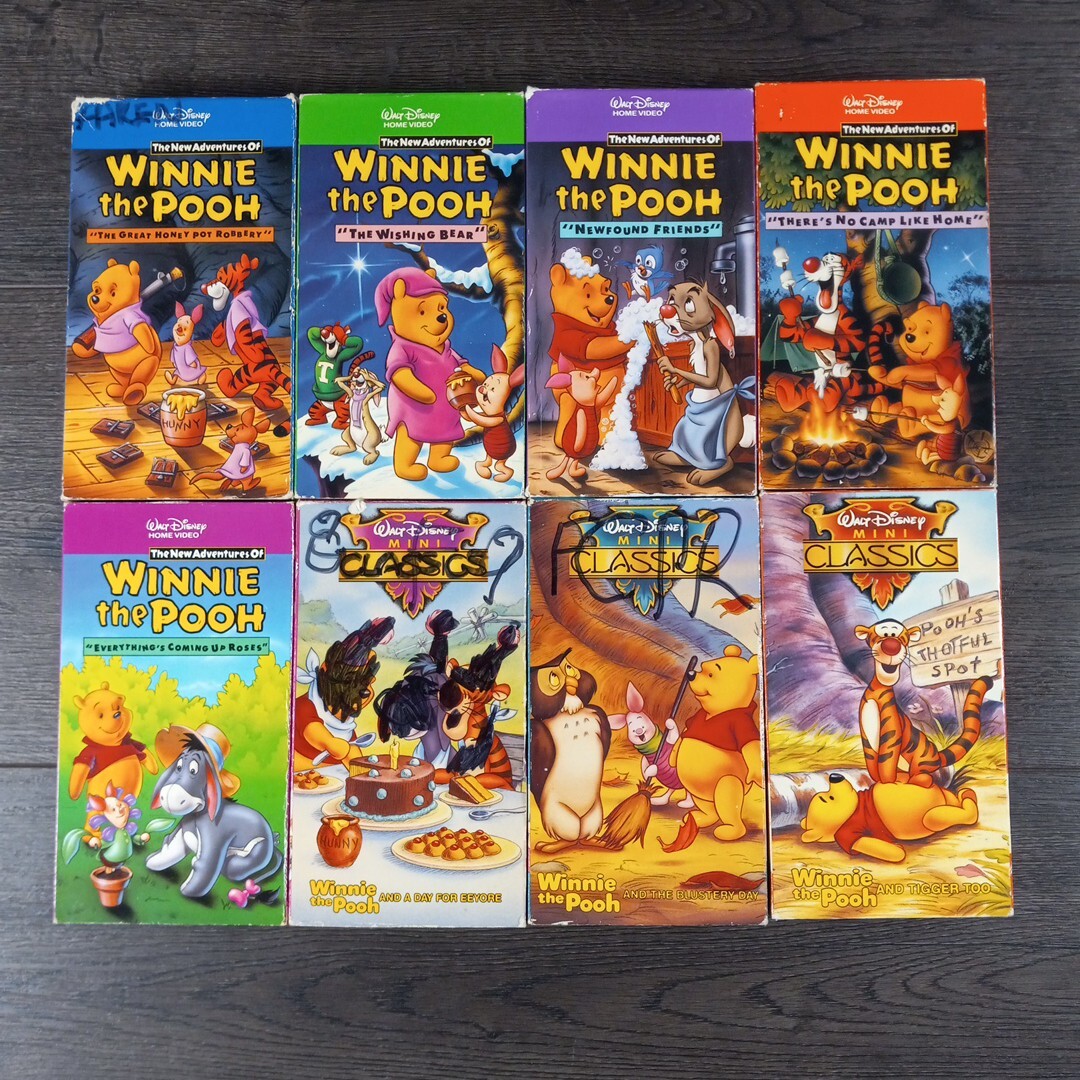 Buy 5pack Winne The Pooh Vhs Tapes Vhs Tape Vhs Tape Online At