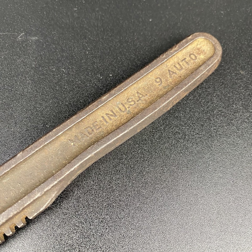 Vintage 9" Monkey Wrench Style Adjustable Wrench | eBay