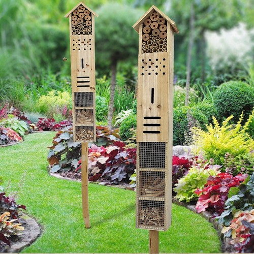 Large+Wooden+Standing+Insect+Bugs+Garden+Hotel+Home+Bees+Ladybird+Nest ...