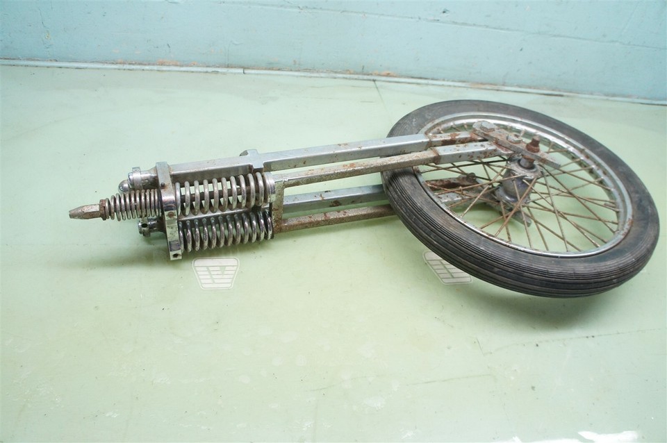 HARLEY CHOPPER FRONT END SQUARE SPRINGER *2490 | eBay