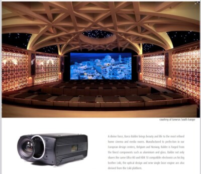 BARCO 4K Balder 16X9 DCI HDR PROJECTOR | eBay