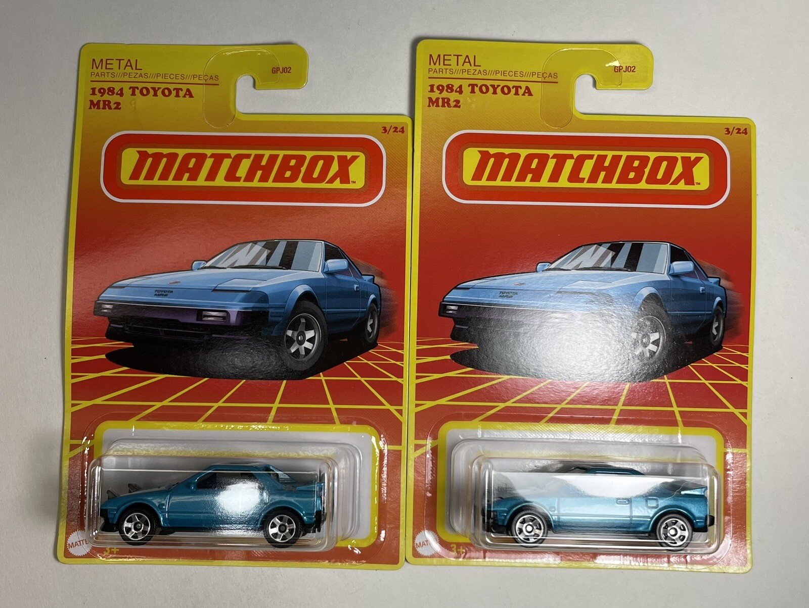 Matchbox 1984 Toyota MR2 Lot Of 2 Blue | eBay