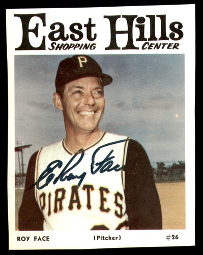 Roy Face Autographed 1966 East Hills Card #26 Pittsburgh Pirates SKU ...