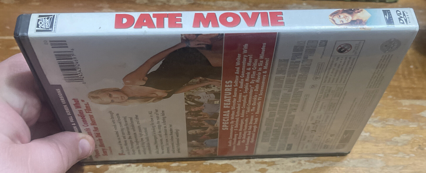 Date Movie DVD 2006 Dual Sided Comedy Widescreen Full Screen Romantic ...