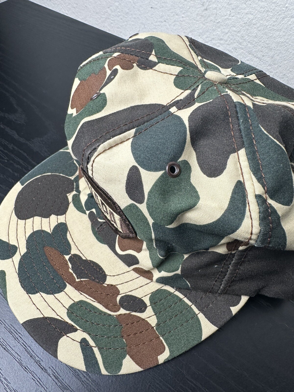 Vintage Napa Patch Camo Trucker Hat Snapback Camo - Gem