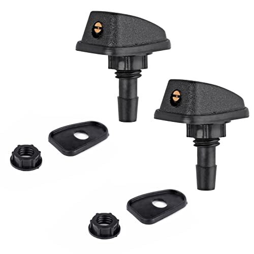 Set of 2 Universal Aimable Front Windshield Washer Nozzle Sprayer, Fit ...