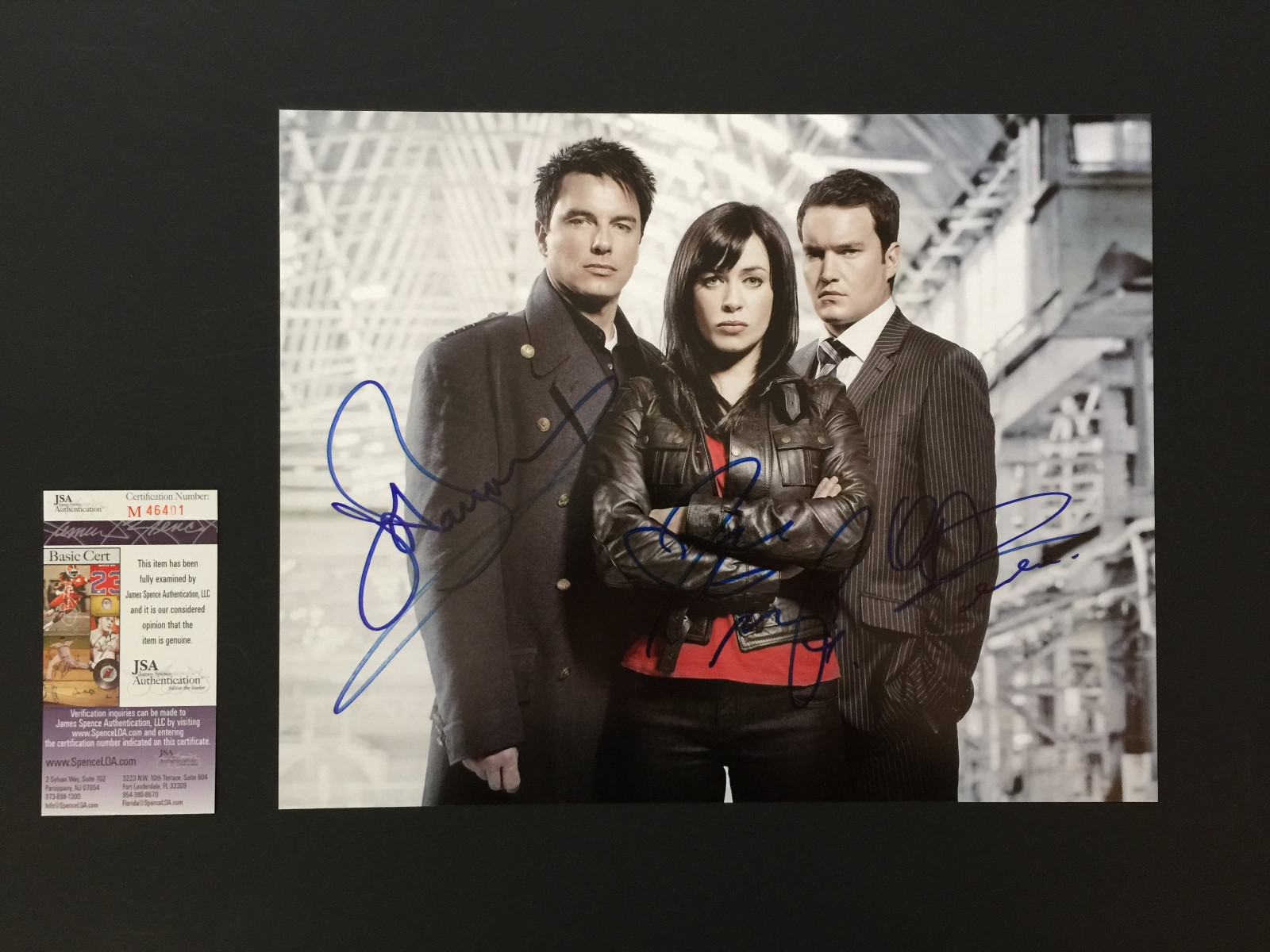 Torchwood Cast 11x14 Autograph Signed Photo JSA John Barrowman Eve ...