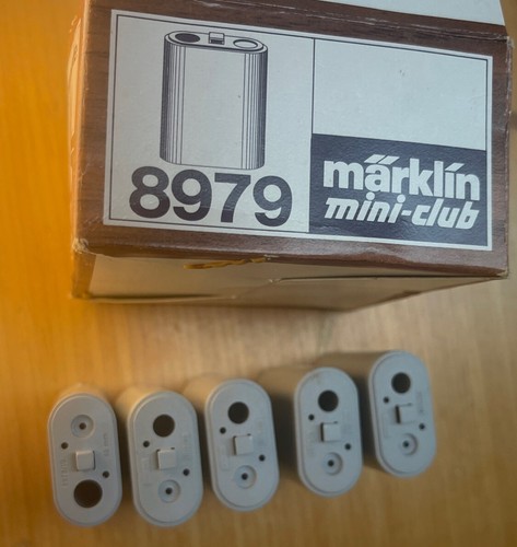 Marklin MiniClub 8979 Z Scale 5 new bridge piers Pillars NEW in box ...