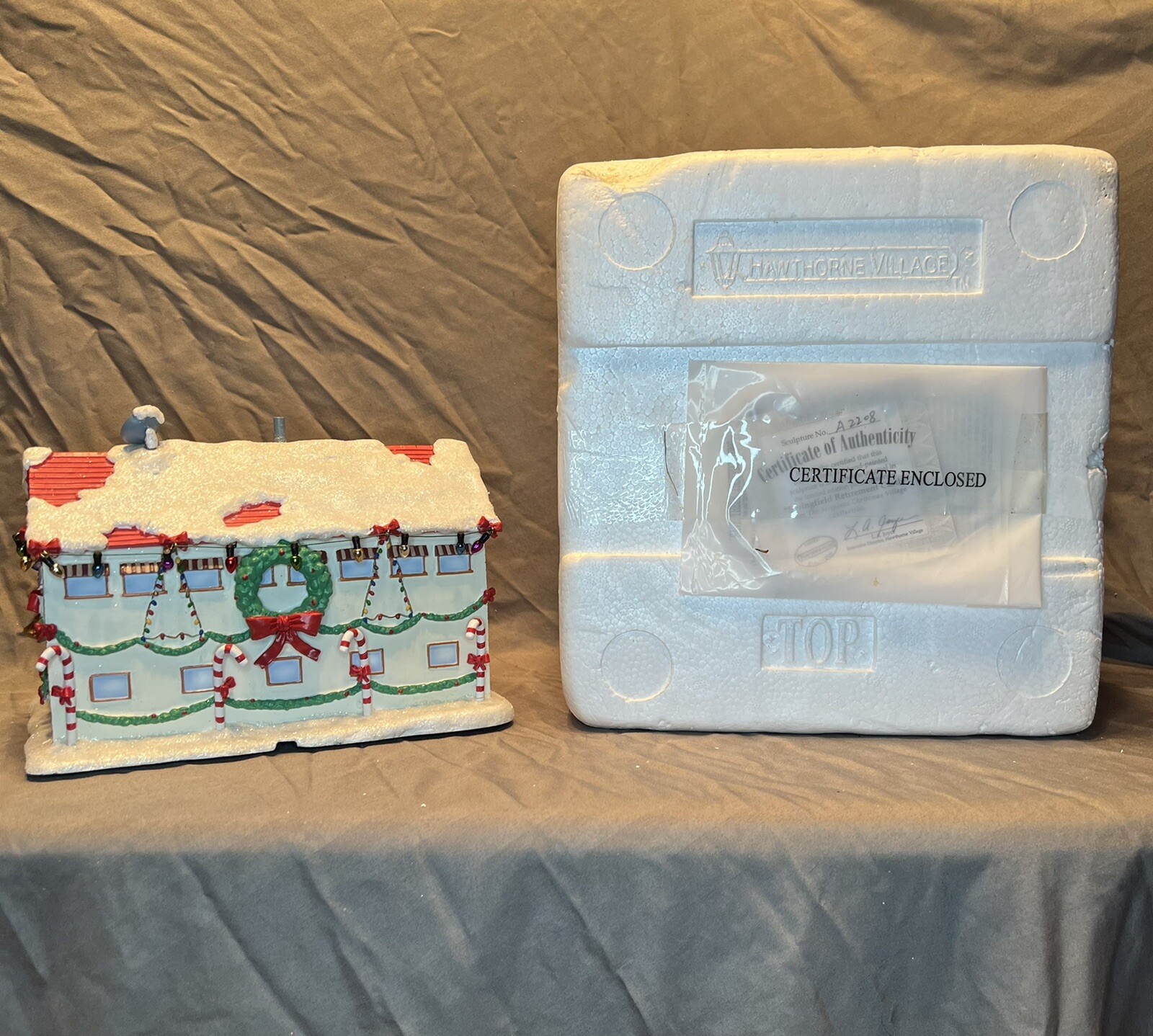 NEW Simpsons Christmas Village "Springfield Retirement Castle ...