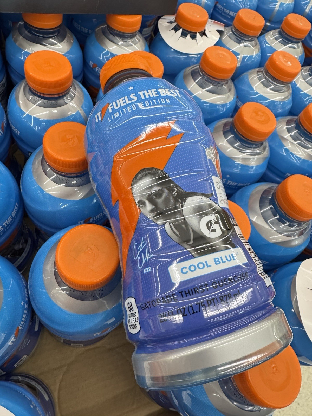 Caitlin Clark Limited Edition Cool Blue Gatorade | eBay
