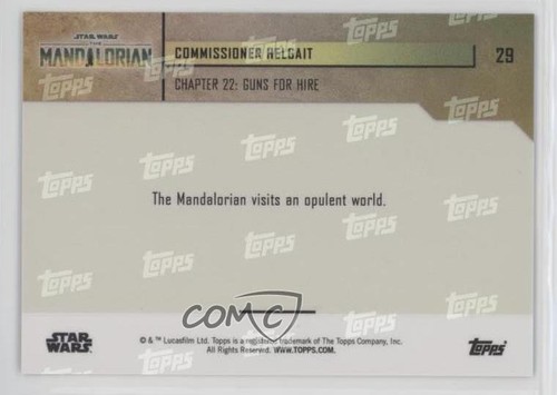 2023 Now Star Wars: The Mandalorian Season 3 Blue 47/49 Commissioner ...