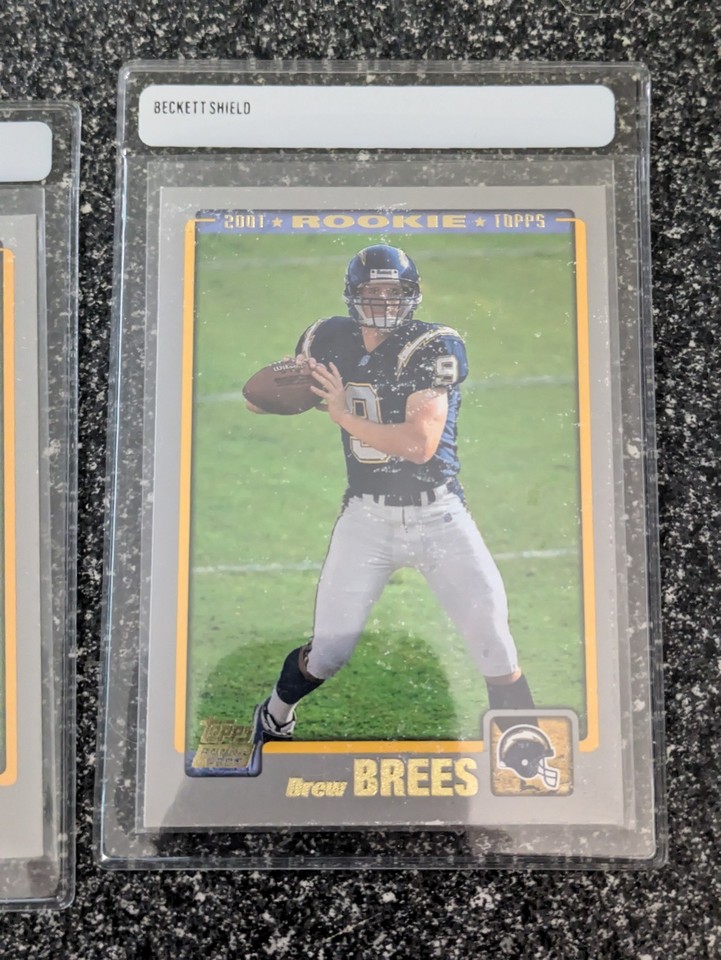 2001 Topps - Drew Brees #328 (RC) 3 Card Lot | eBay