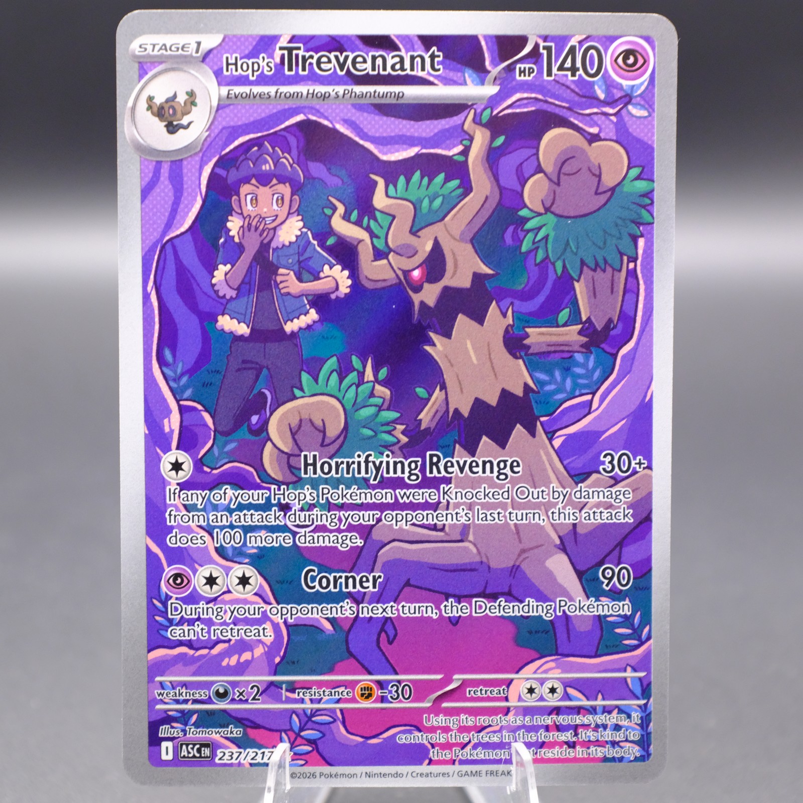 Hop's Trevenant 237/217 Illustration Rare ME: Ascended Heroes Pokemon ...