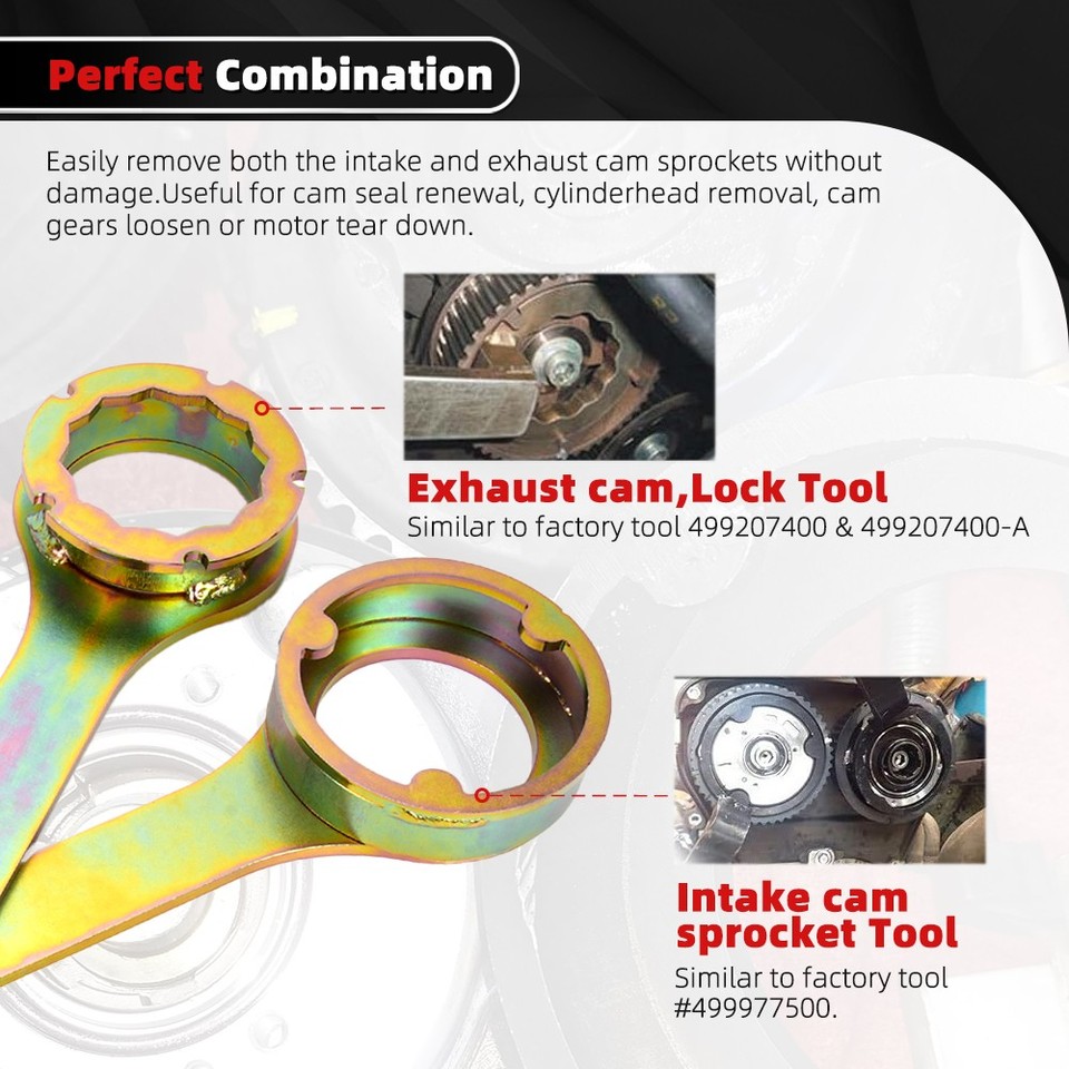 Intake/Exhaust Cam Sprocket Install , Remove Wrench Tool For Subaru ...