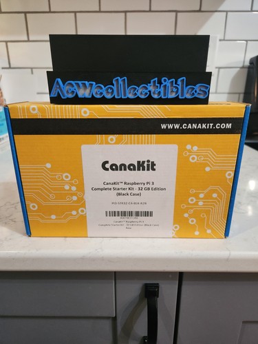 CanaKit Raspberry Pi 3 - Complete Starter Kit - 32GB - Black Case New ...