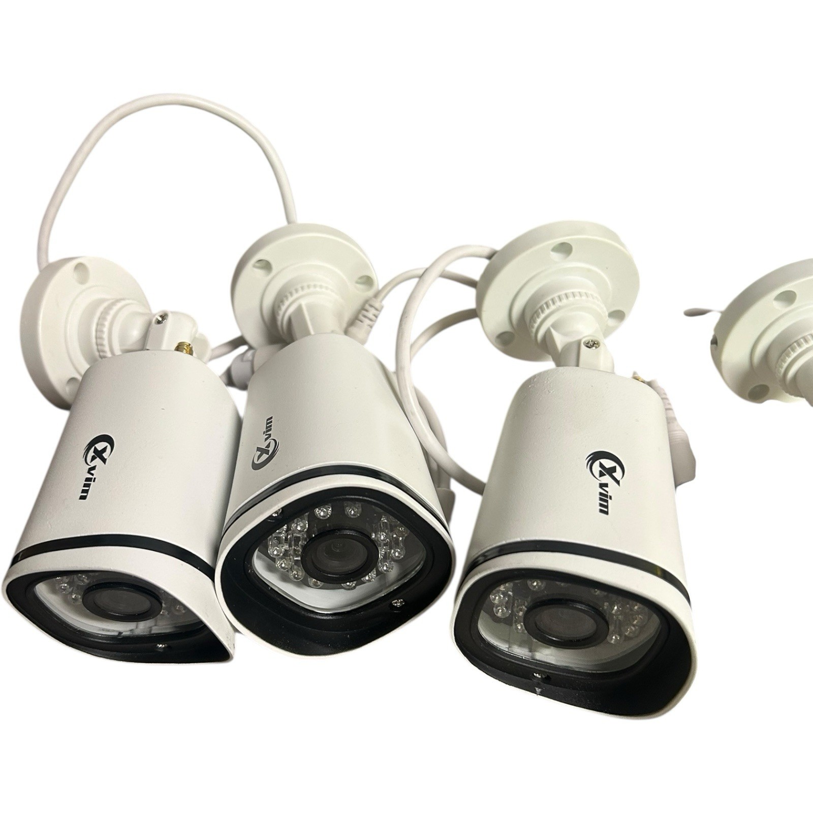 XVIM Wireless Security Camera System 12" Display 4 Cameras 1080P Open ...