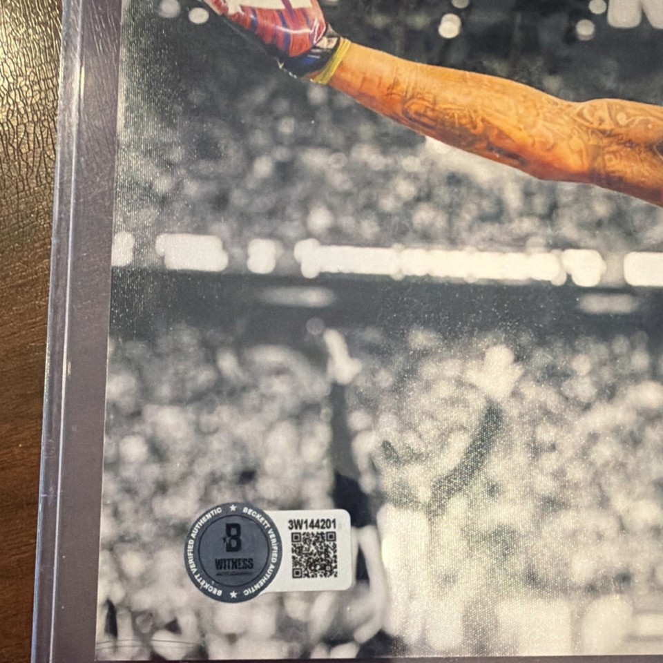 Odell Beckham Jr. Autographed NFL Color Photograph Beckett Auth ...