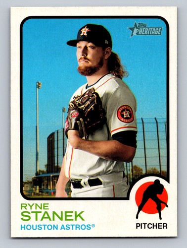 2022 Topps Heritage 449 Ryne Stanek High Number SP | eBay