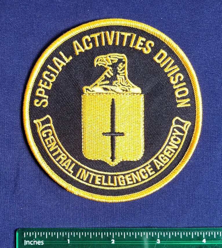 Central Intelligence Agency CIA SAD Special Activities Division ...