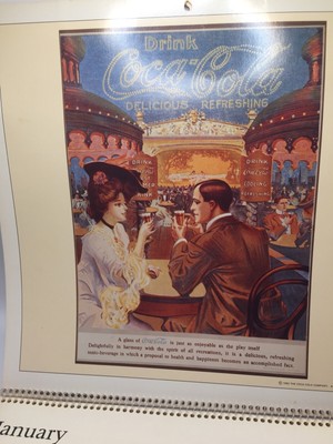 1994 Coke Pin Up Calendars