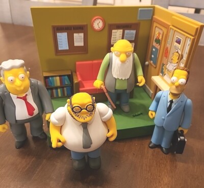 Simpsons World of Springfield Retirement Home Figure Jasper Herb Larry ...