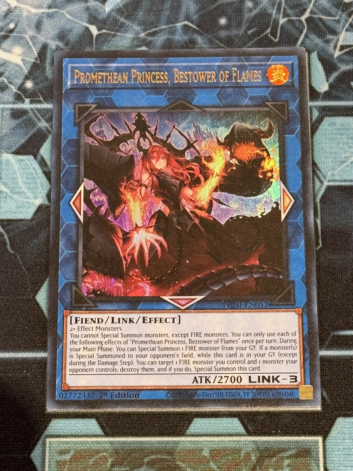 Yu-Gi-Oh! Promethean Princess, Bestower of Flames Ultra Rare PHNI-EN052 ...