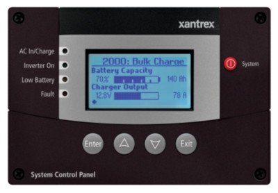 Xantrex Freedom SW Series Xanbus System Control Panel 809-0922 ...