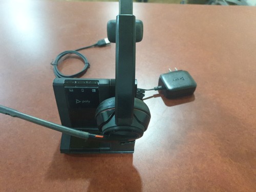 Plantronics Poly Savi W8220 8220 DECT Wireless Headset W8200B Base ...