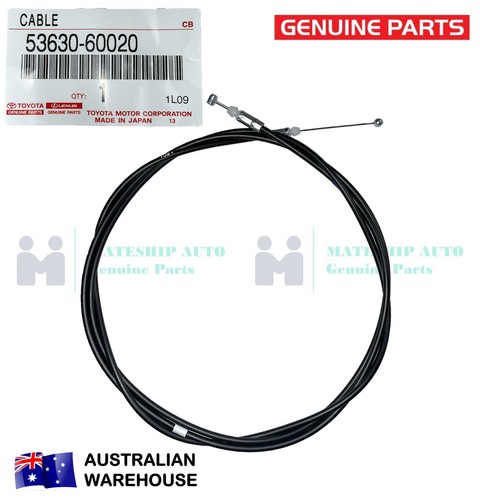 GENUINE Toyota LandCruiser 80 Series Bonnet Hood Release Catch Cable ...
