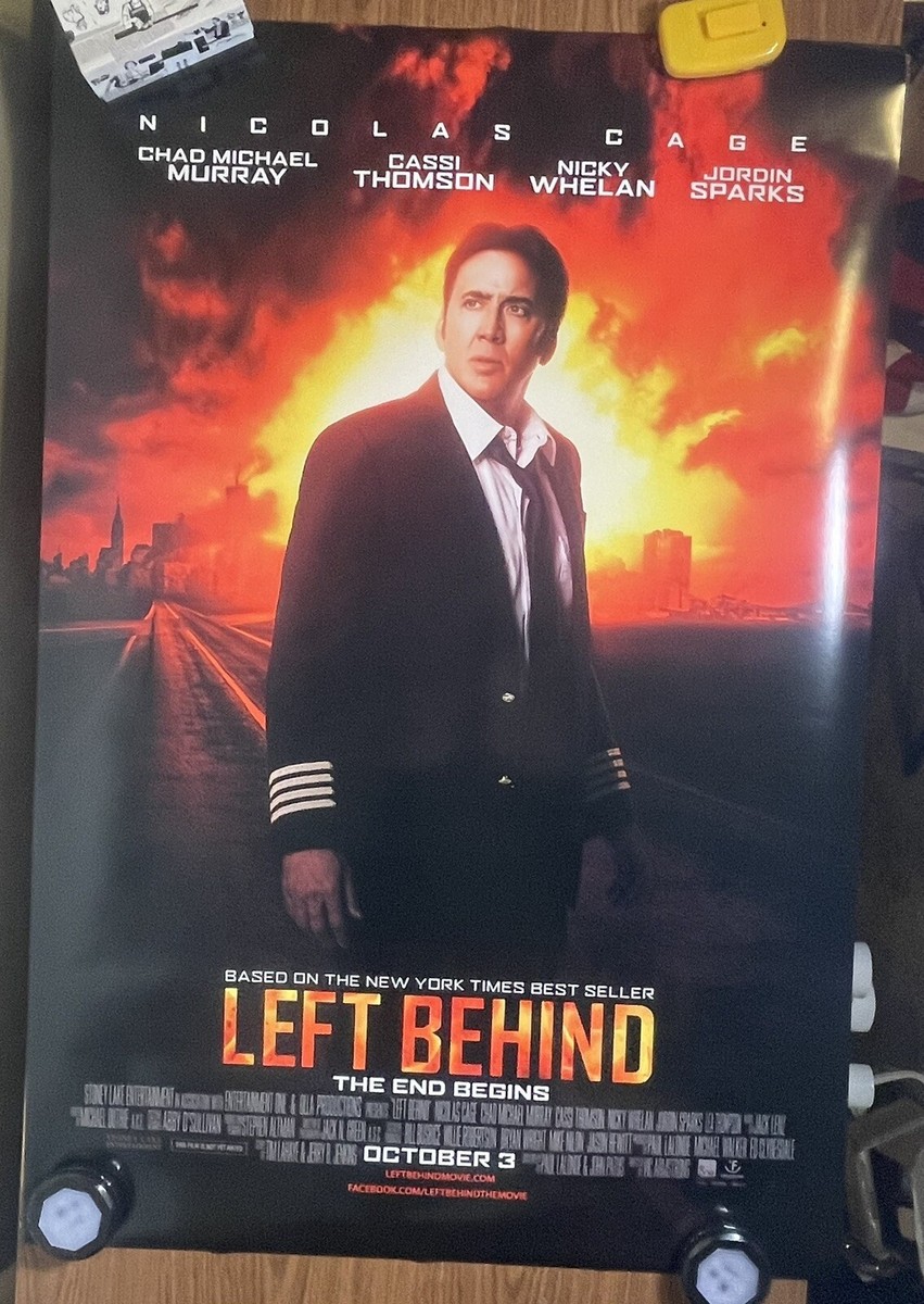Left Behind Nicolas Cage Poster
