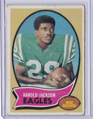 1970 Topps Football #72 HAROLD JACKSON B PHILADELPHIA EAGLES (ID90) | eBay