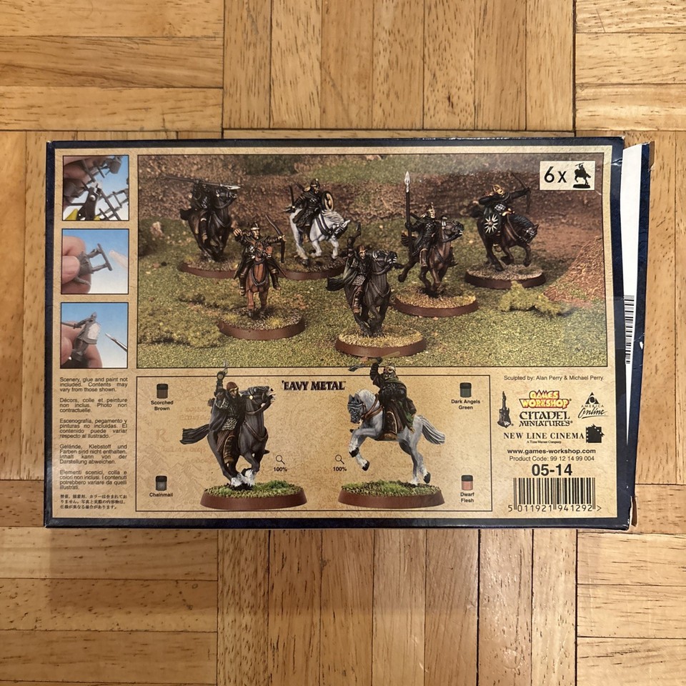 Lord of the Rings The Riders of Rohan, Plastic Games Workshop LOTR ...