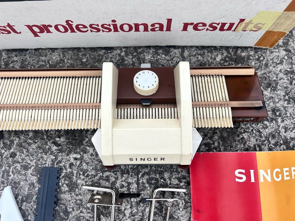 vintage singer knitting machine. SB 100 Compact | eBay UK