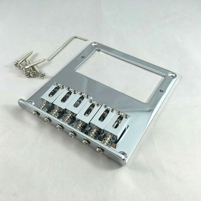 ALS Tele Style Bridge For Humbucker, Chrome - For Telecaster Guitar | eBay